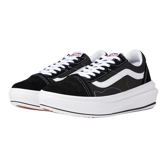 Vans | Shoes | Vans Old Skool Overt Plus Cc Black White Mens Size 5 ...
